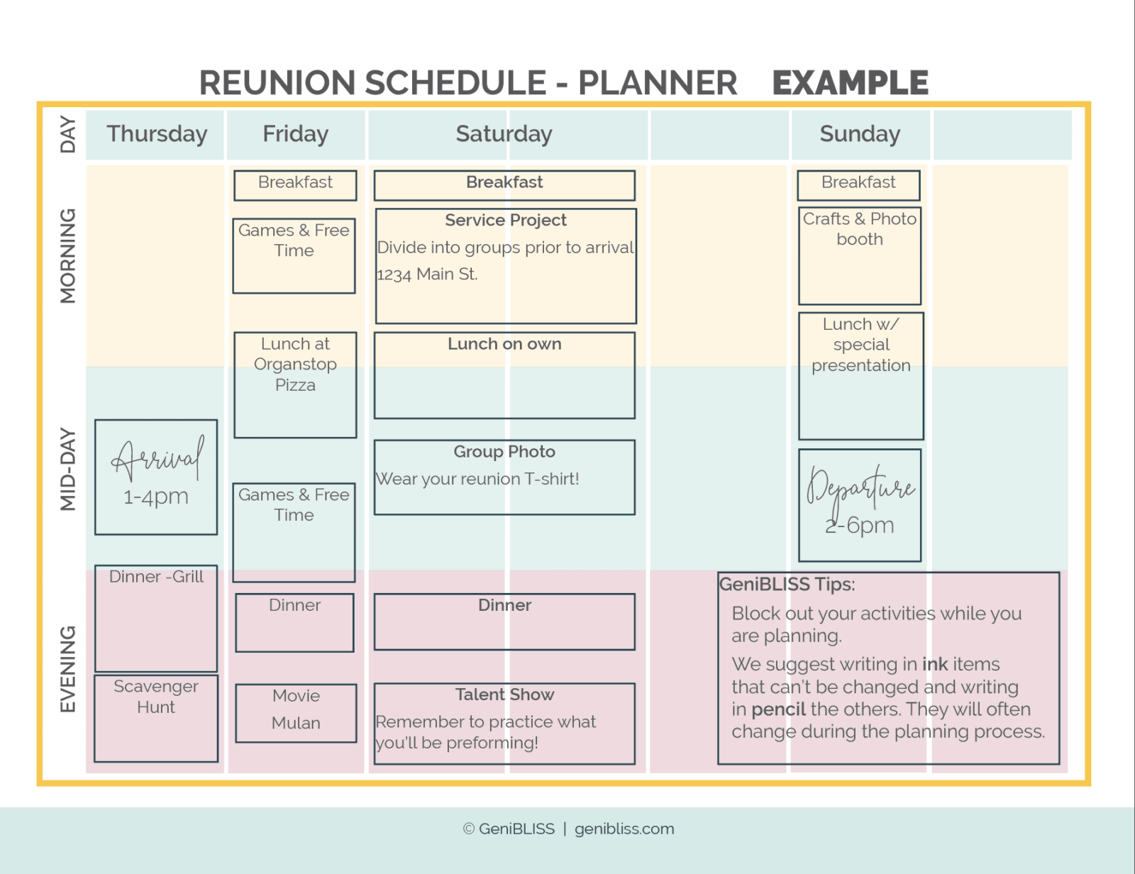 Planning The Best Magical Family Reunion - Part 2 - GeniBLISS